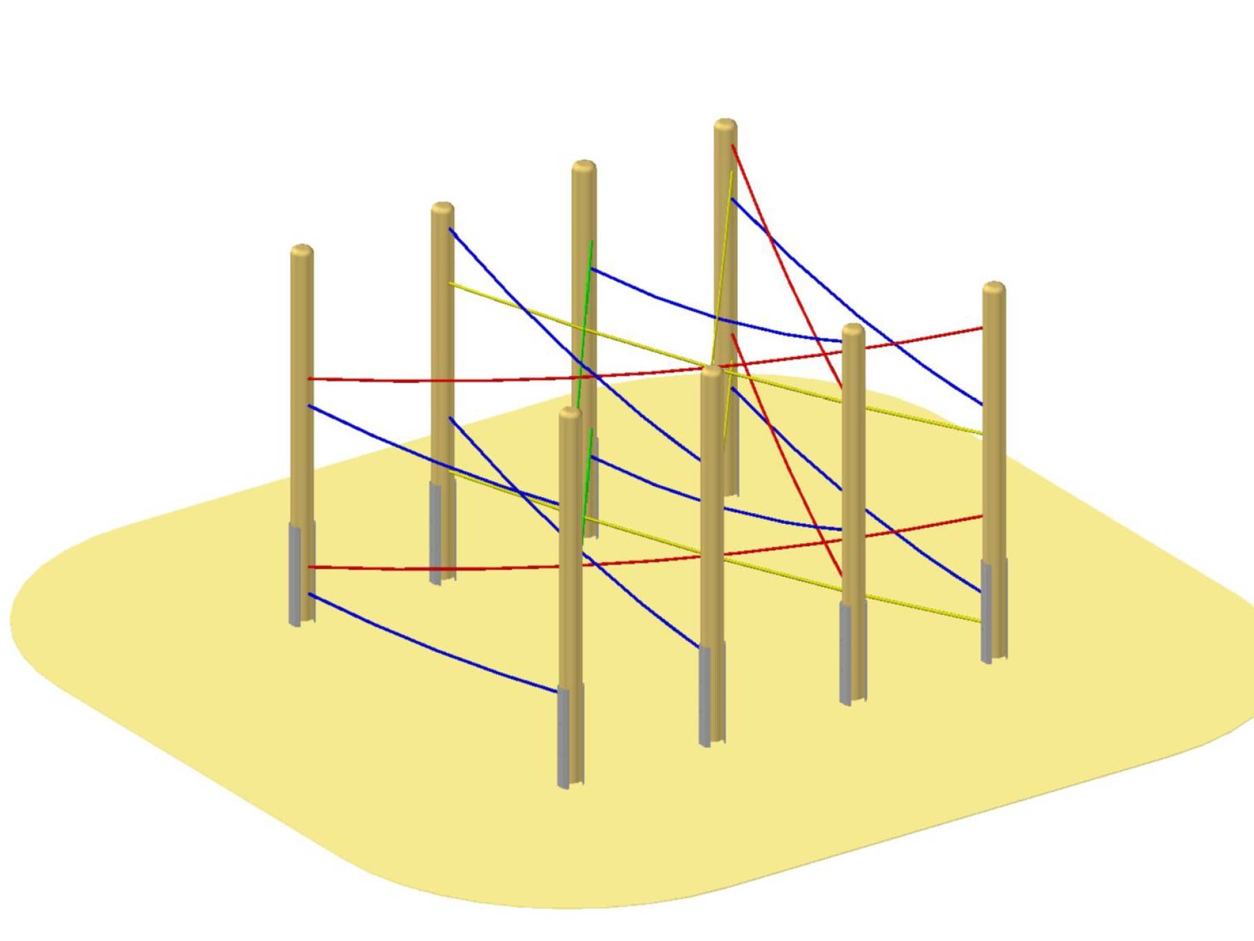 Laberinto de cuerdas
